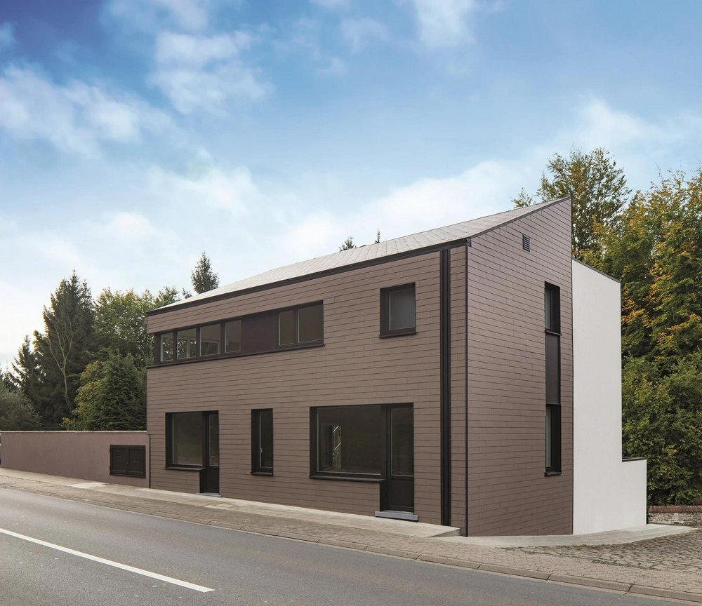 Taupekleurige leien in Kasteelbrakel - Cedral